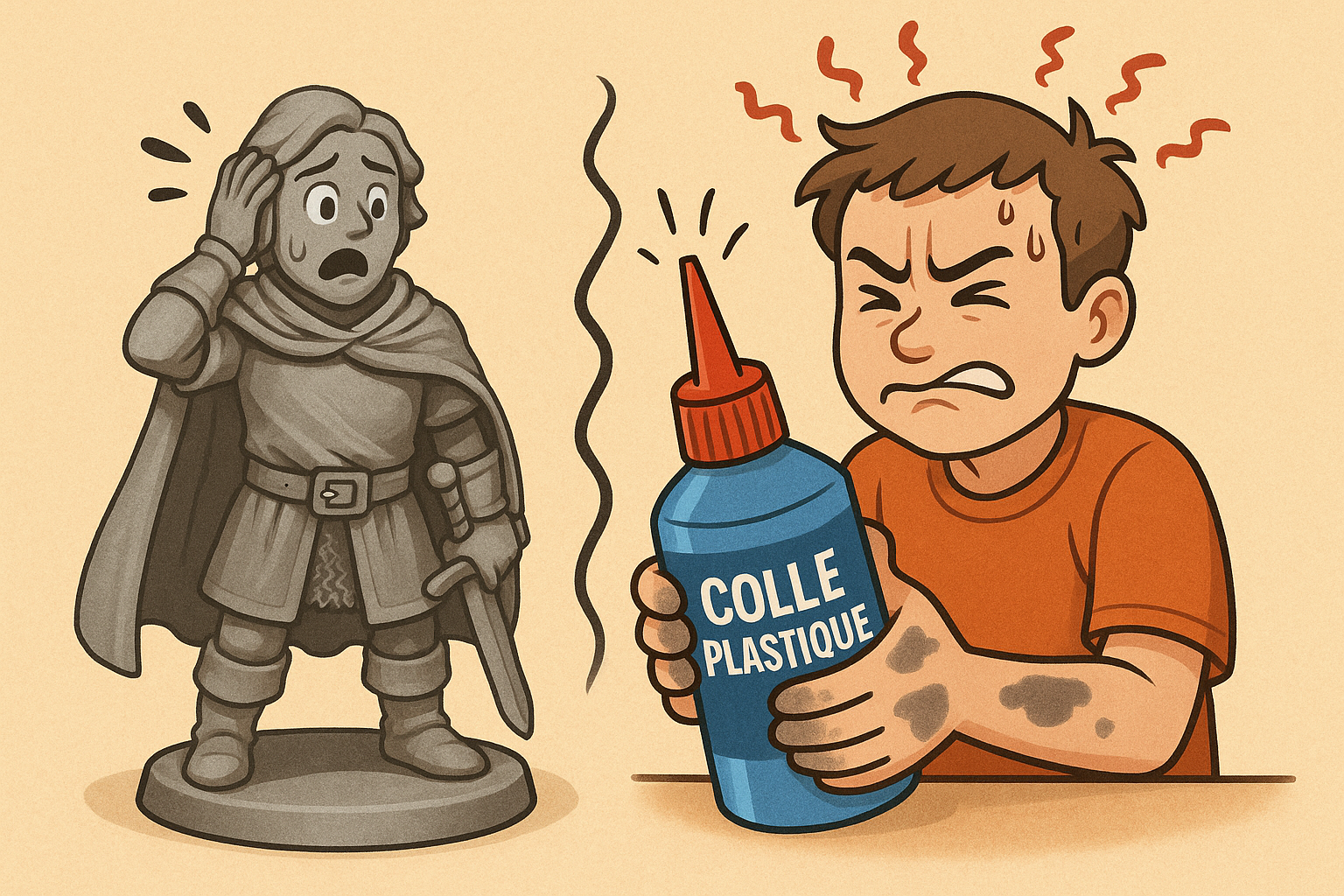 Comment coller tes figurines en résine SANS crise de nerfs ? Le guide ...
